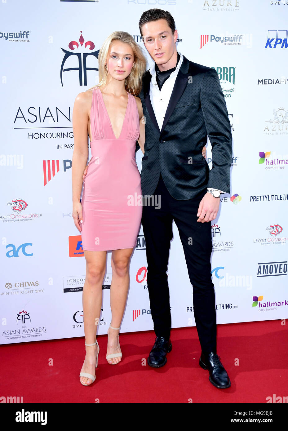 Lilly Lueesse (left) and Huw Mitchell attending the 8th Annual Asian ...
