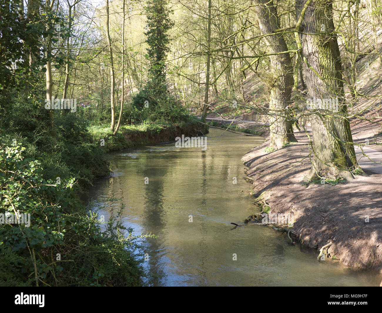 River Lud, Hubbards Hills, Louth, Lincolnshire Stock Photo - Alamy