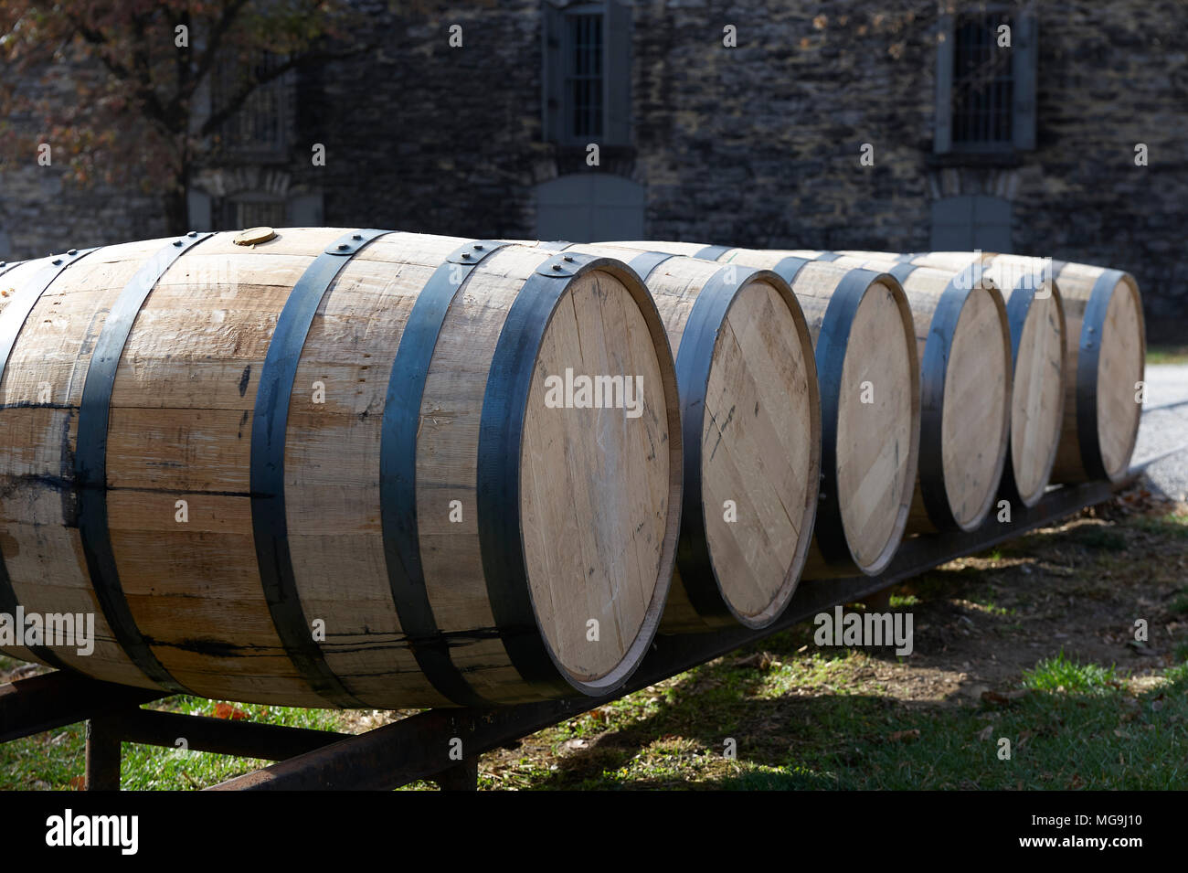 Great Smoky Mountain National Park. Tennessee USA. Barrels for ...