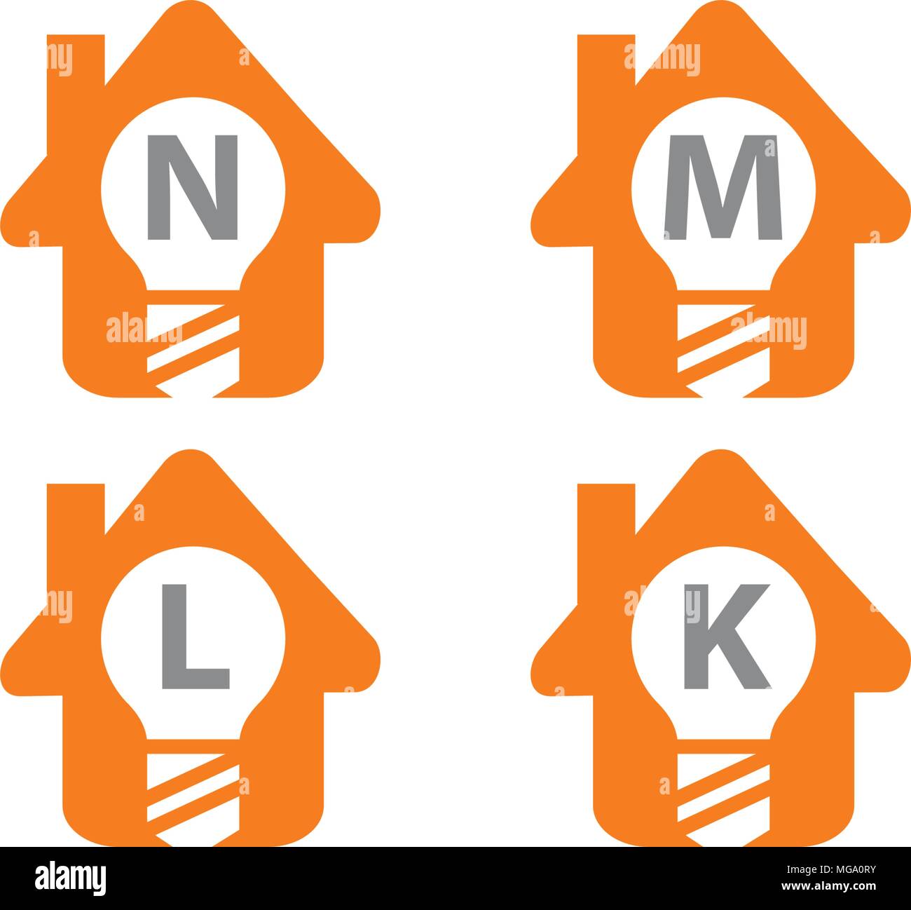 Smart Home Template Set Stock Vector Image & Art - Alamy