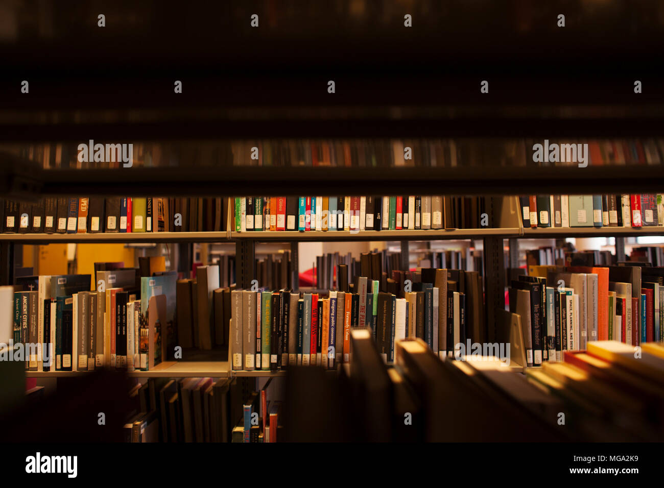Inside the art library at Smith College Stock Photo - Alamy