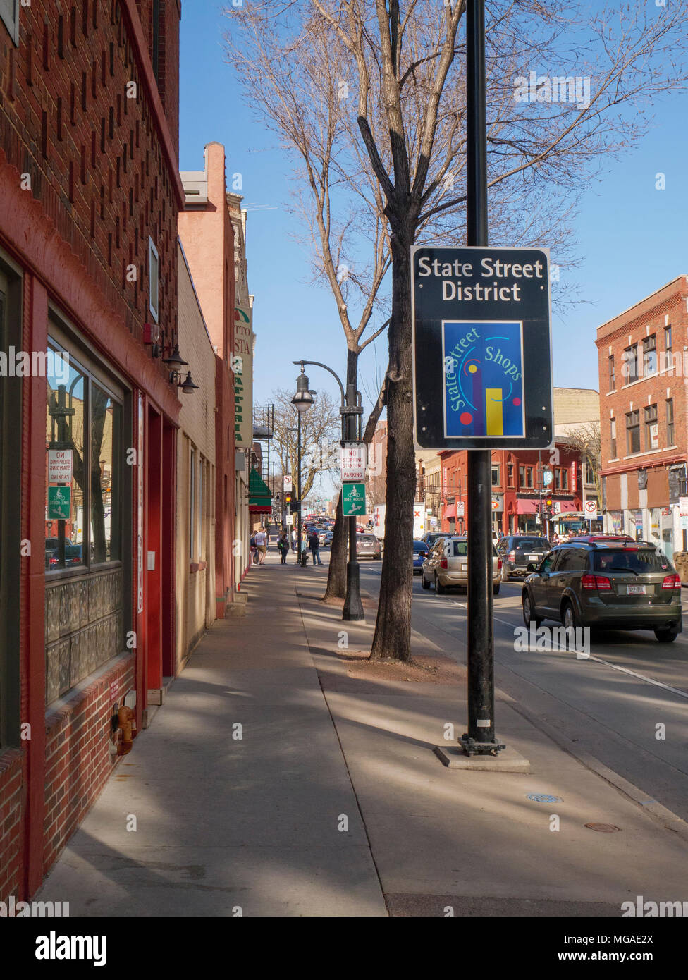 State street district hi-res stock photography and images - Alamy