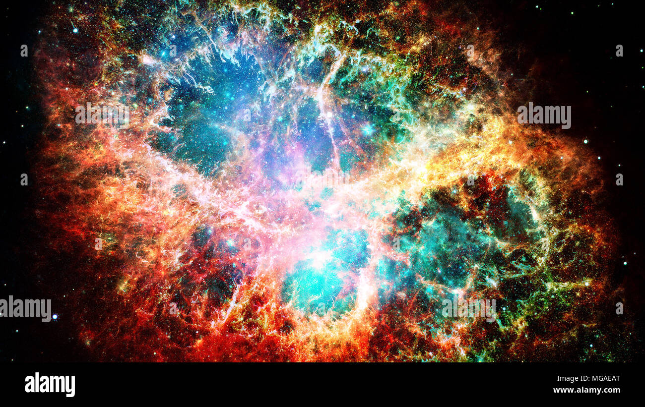 Beautiful nebula and Galaxy. Elements of this Image Furnished by NASA ...