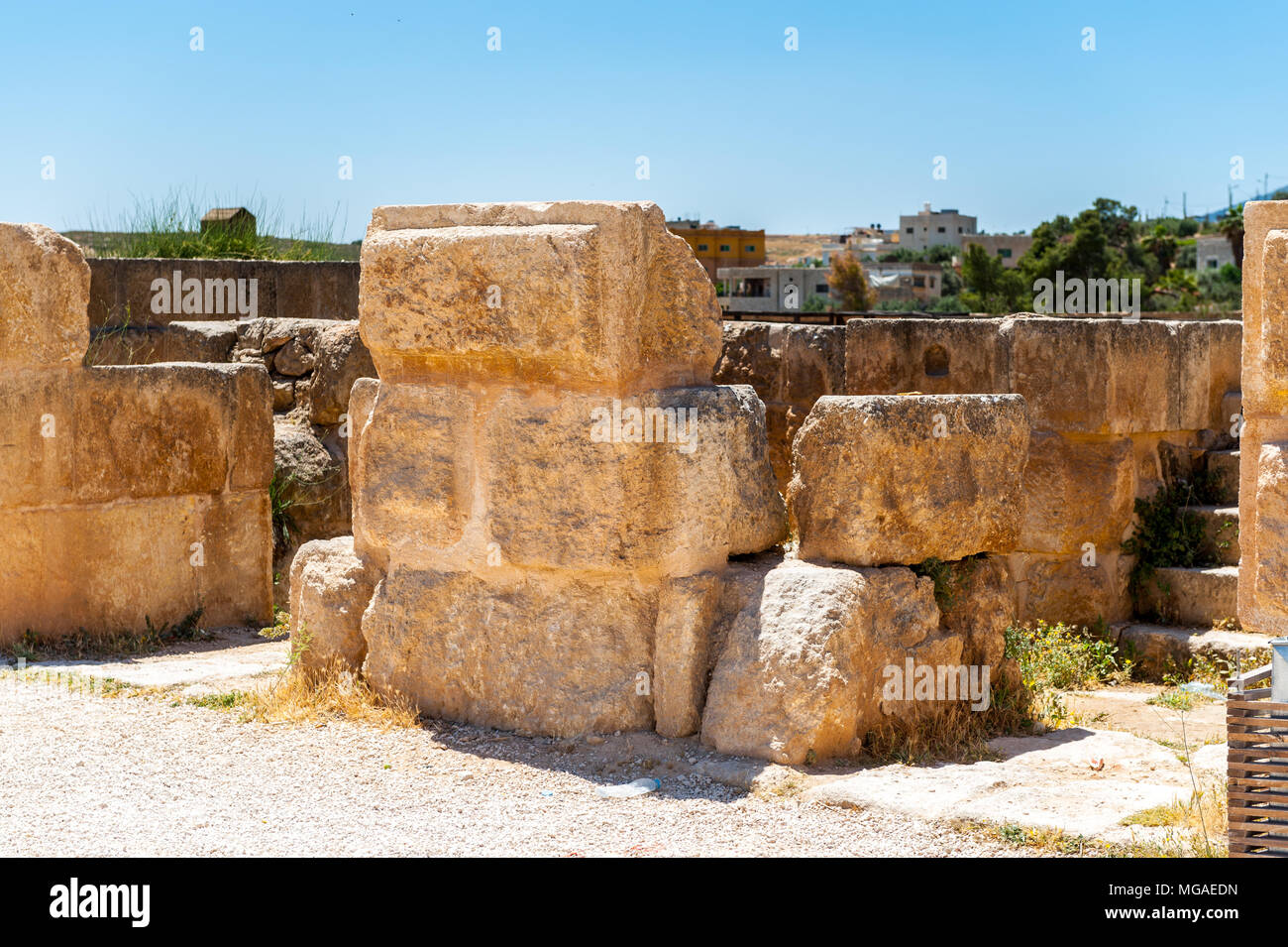 Ruins of Gerasa, modern Jerash, Jordan Stock Photo - Alamy
