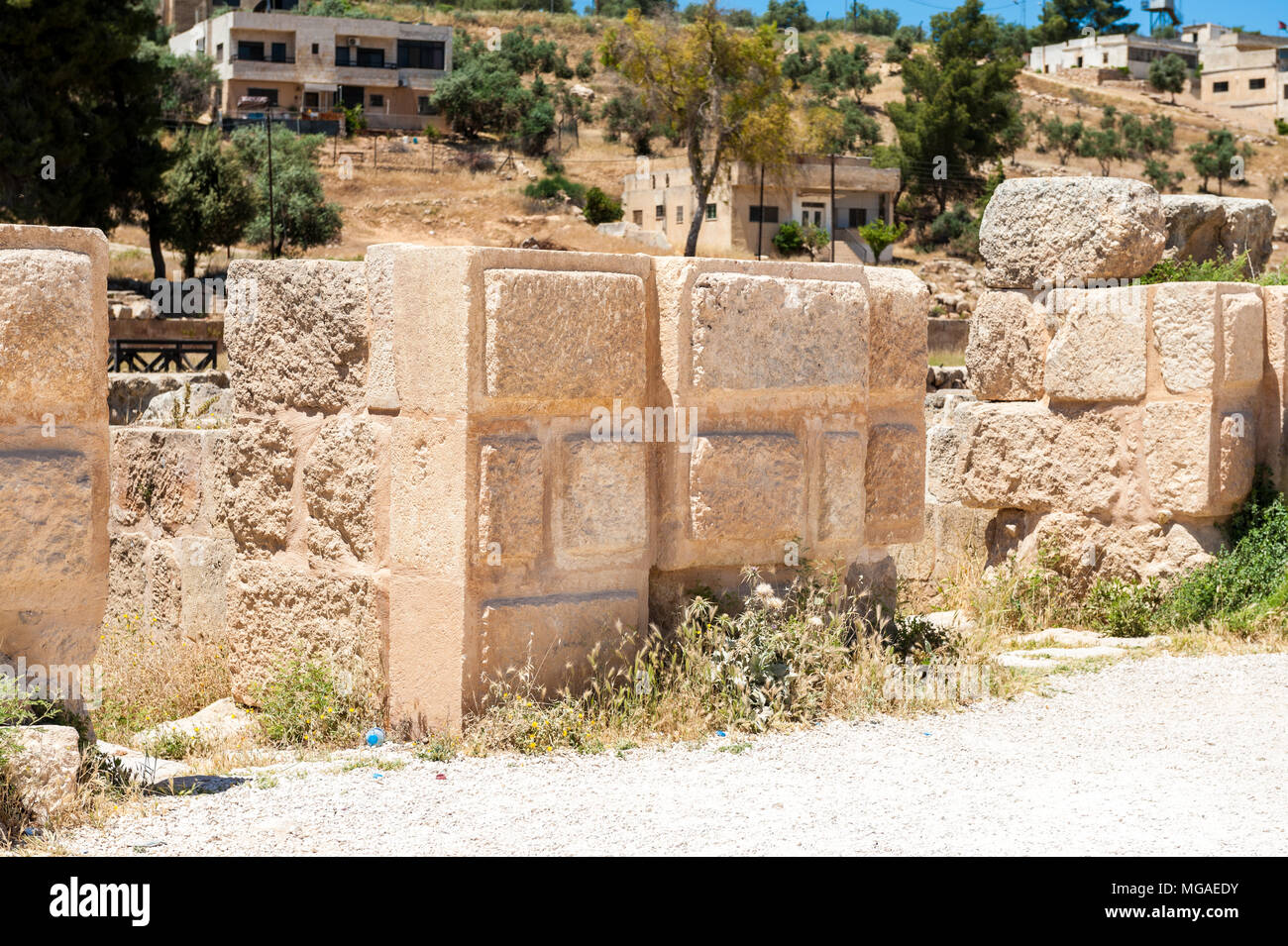 Ruins of Gerasa, modern Jerash, Jordan Stock Photo - Alamy