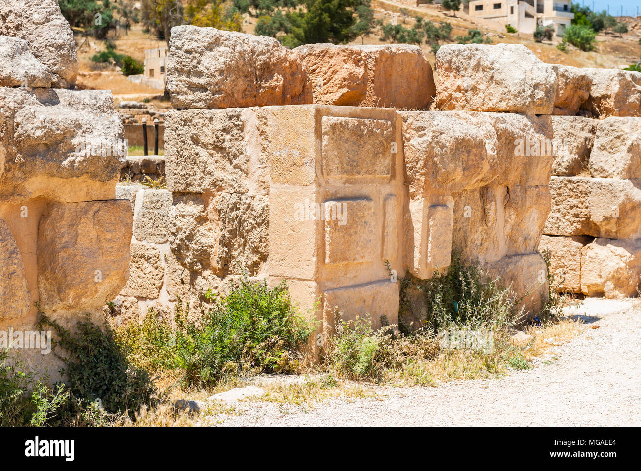 Ruins of Gerasa, modern Jerash, Jordan Stock Photo - Alamy