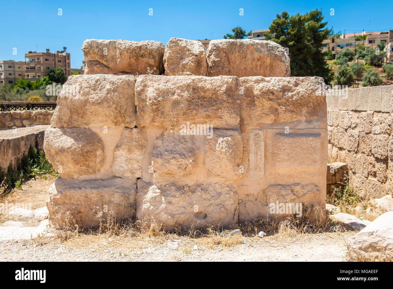 Ruins of Gerasa, modern Jerash, Jordan Stock Photo - Alamy