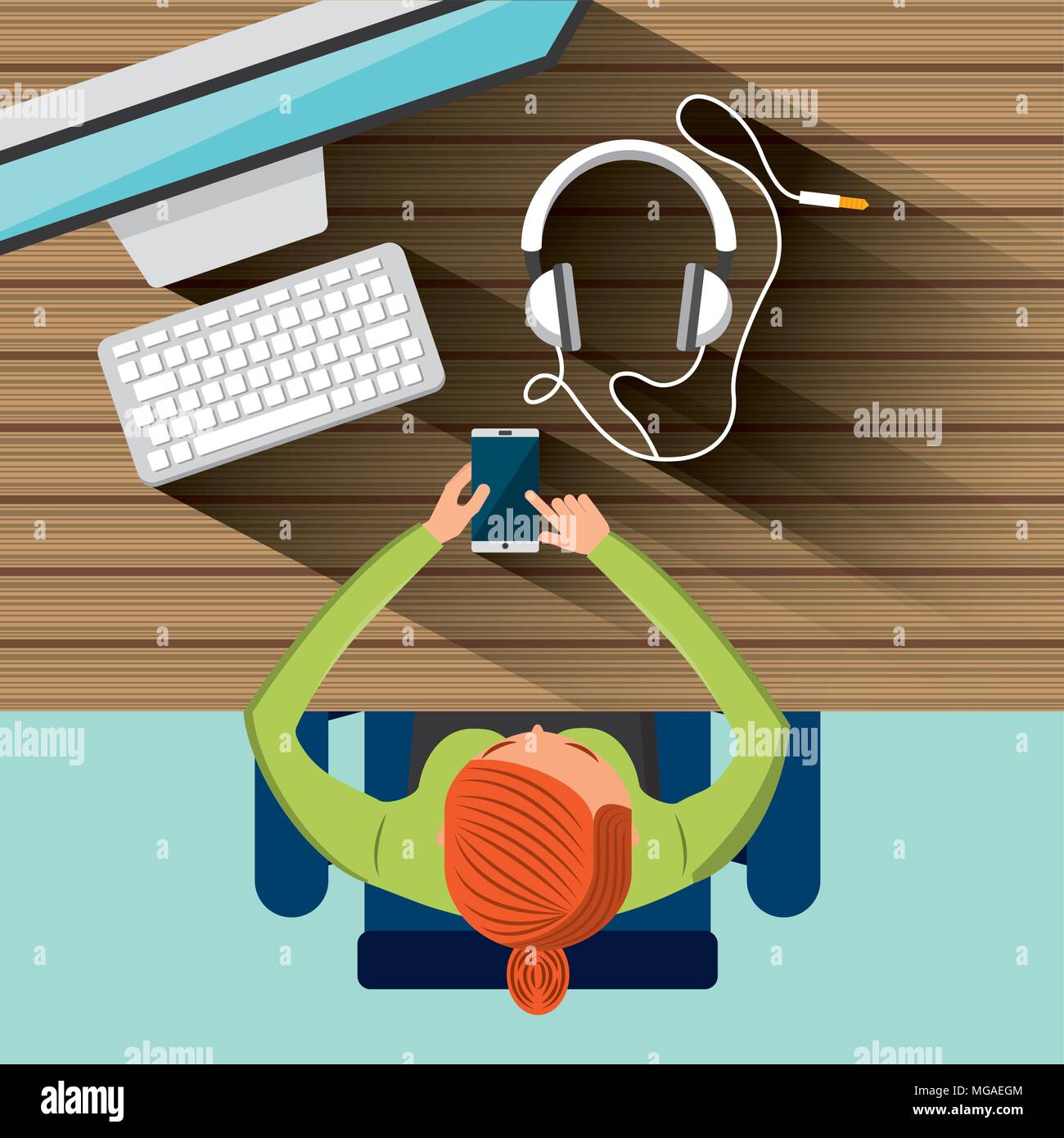 mobile users design, vector illustration eps10 graphic Stock Vector ...