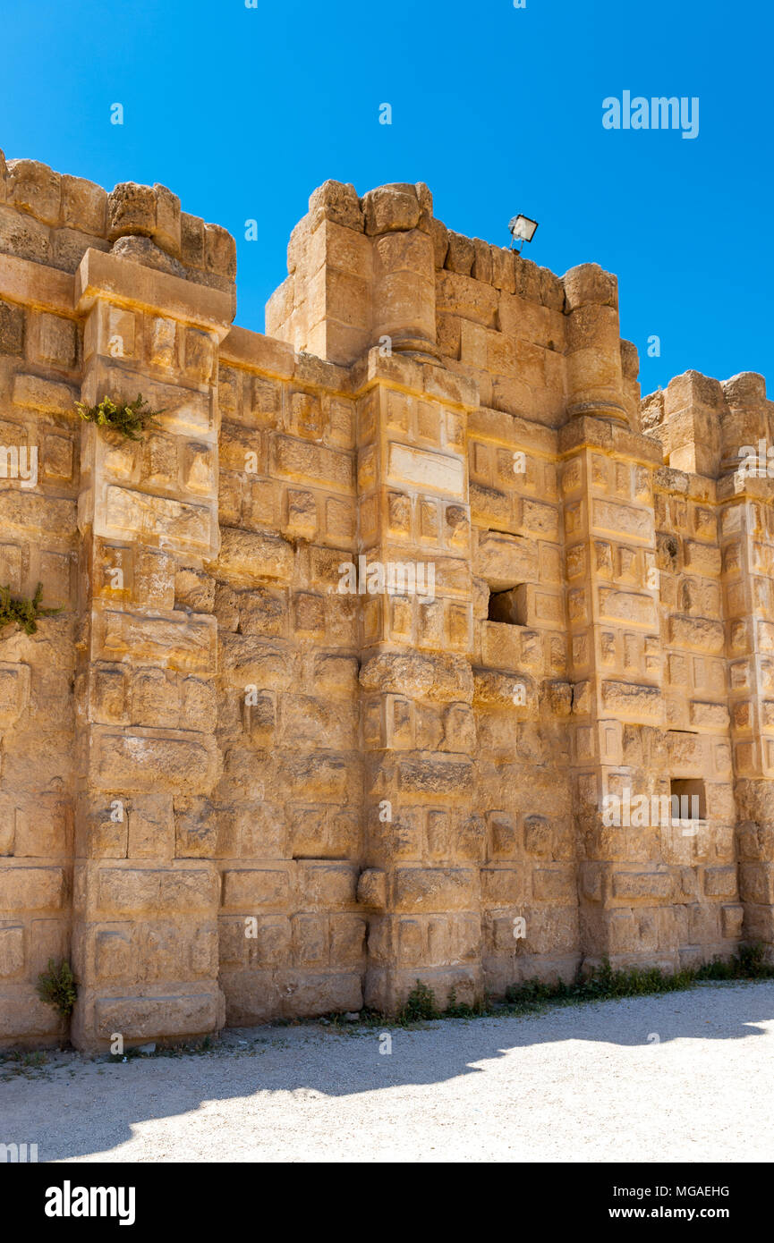 Zeus temple of the Ancient Roman city of Gerasa, modern Jerash, Jordan ...