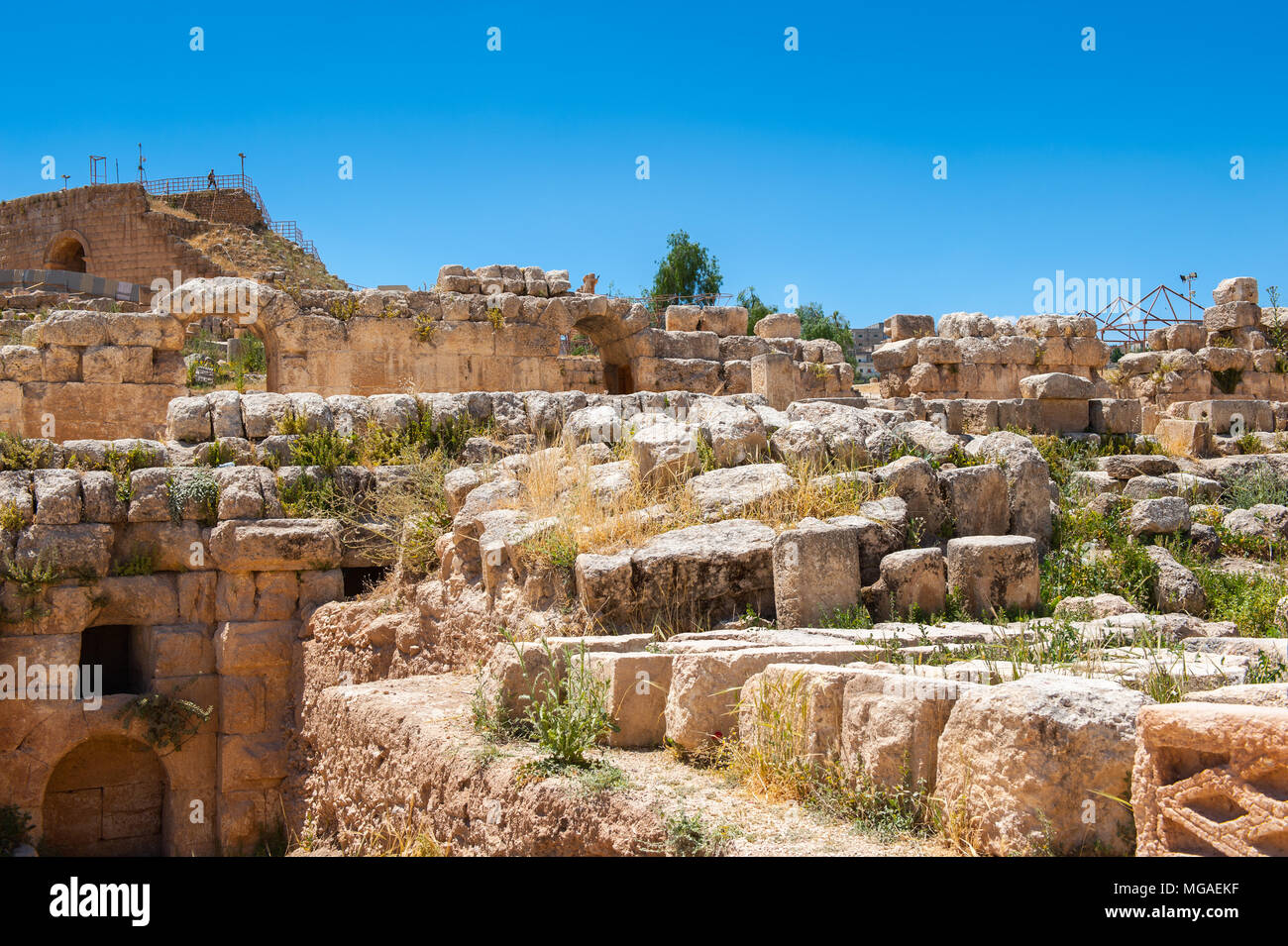 Ruins of Gerasa, modern Jerash, Jordan Stock Photo - Alamy