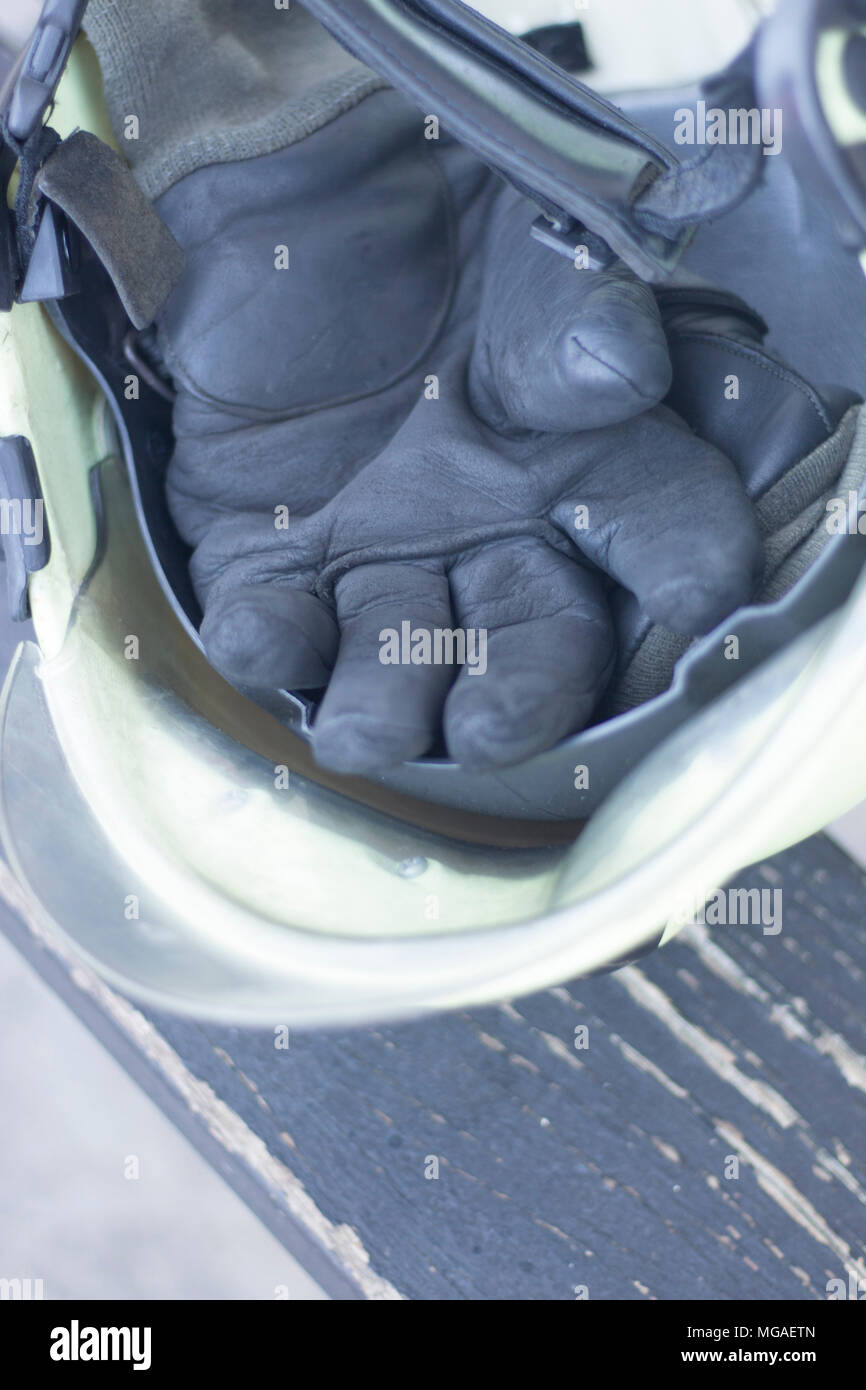 Fire station firefighter training equipment used by fireman to simulate ...