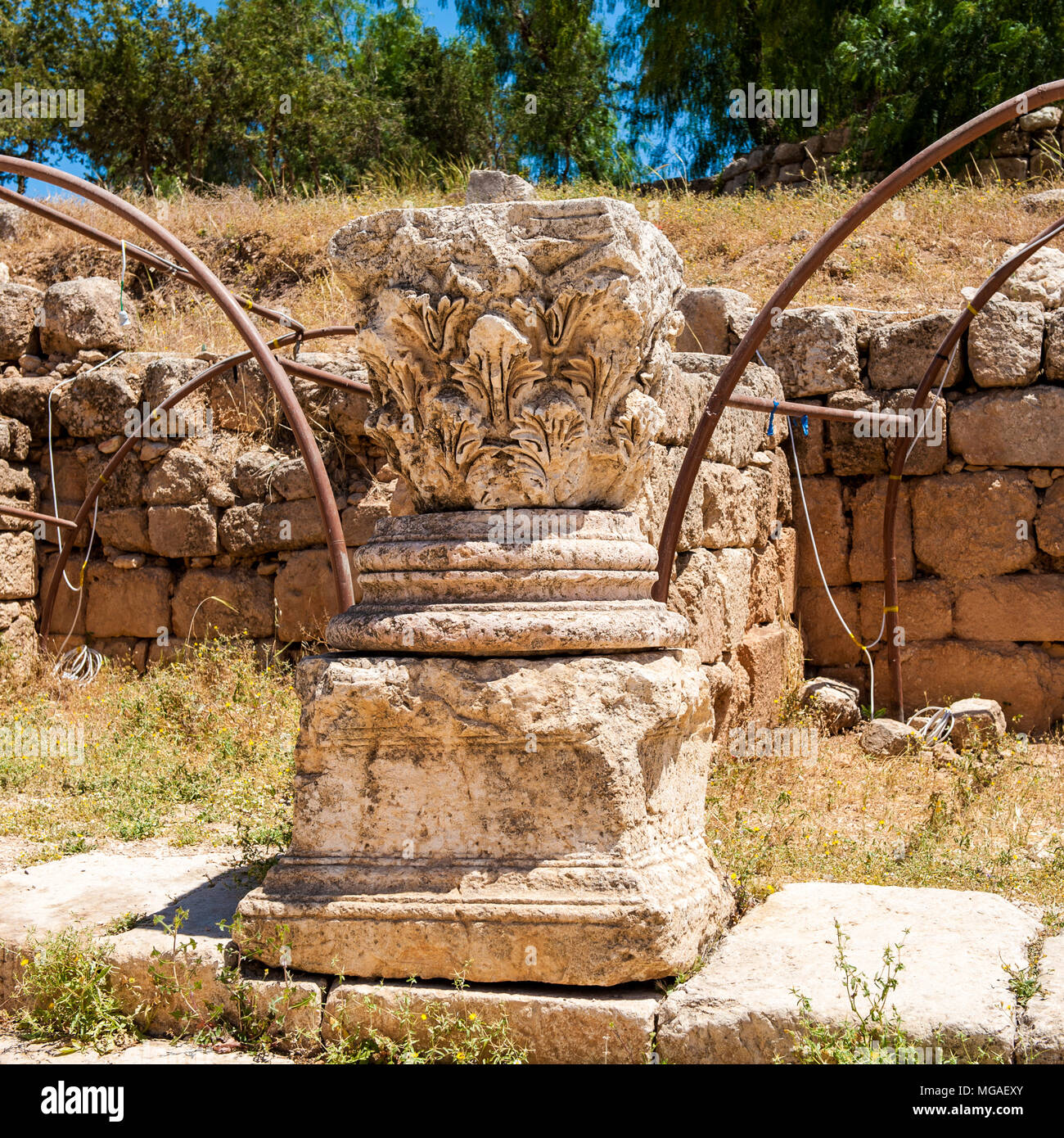 Ruins of Gerasa, modern Jerash, Jordan Stock Photo - Alamy