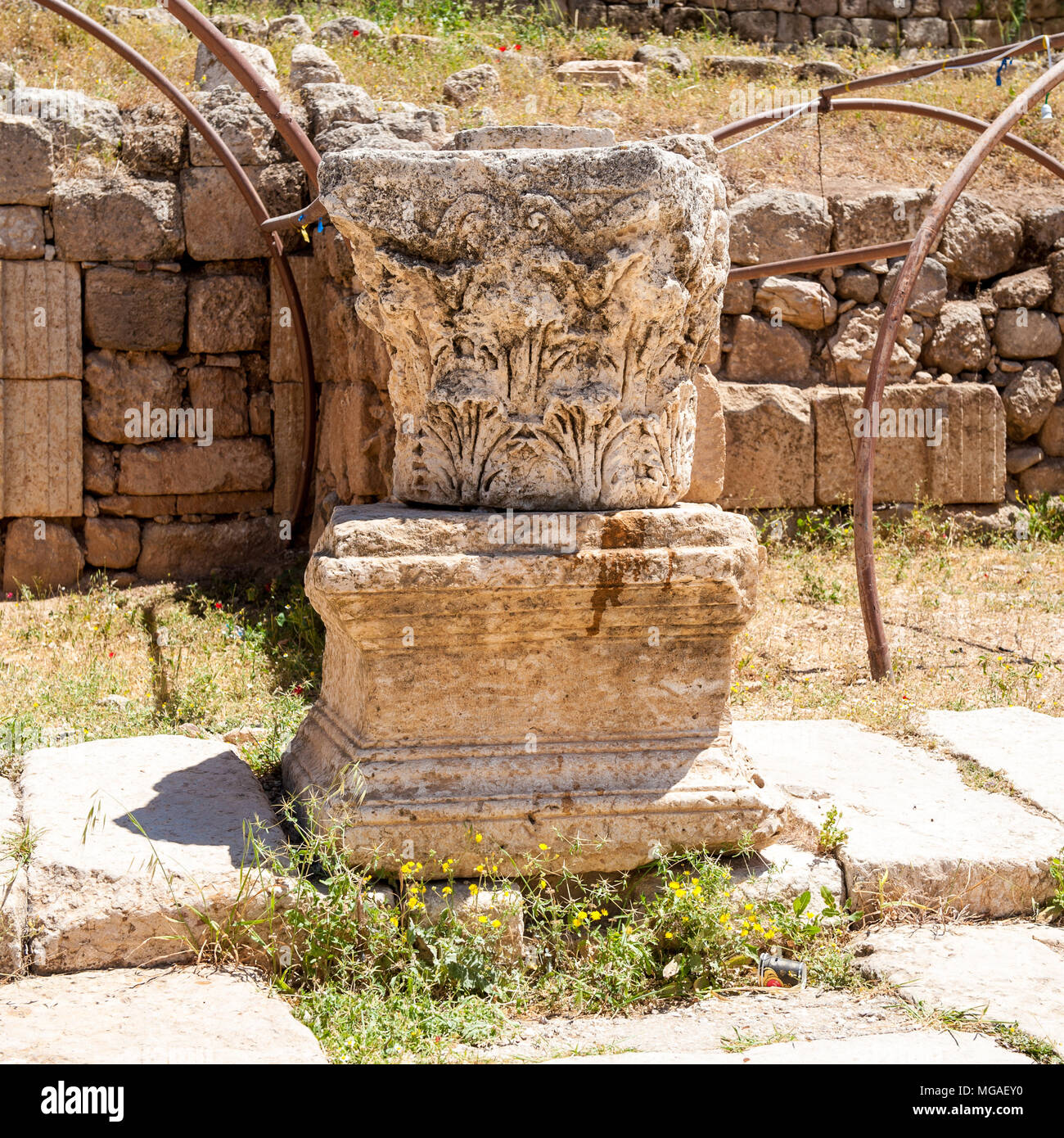 Ruins of Gerasa, modern Jerash, Jordan Stock Photo - Alamy