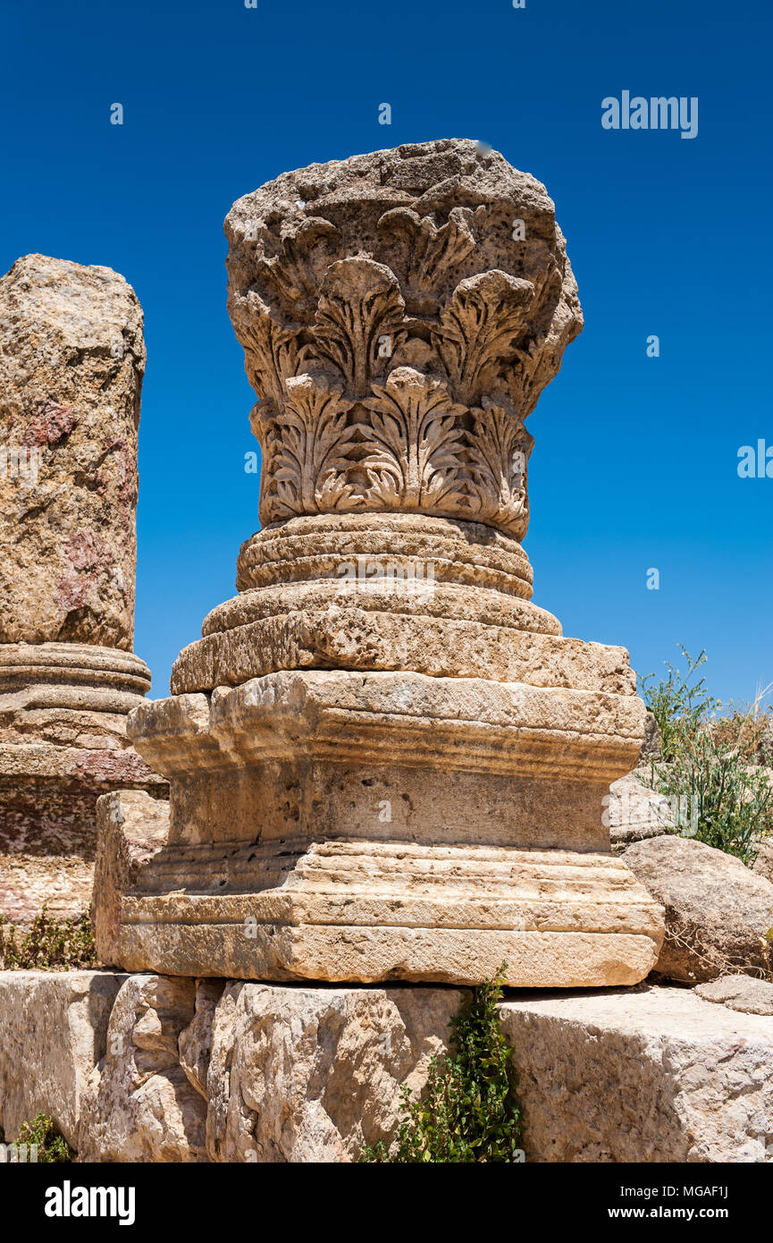 Ruins of Gerasa, modern Jerash, Jordan Stock Photo - Alamy