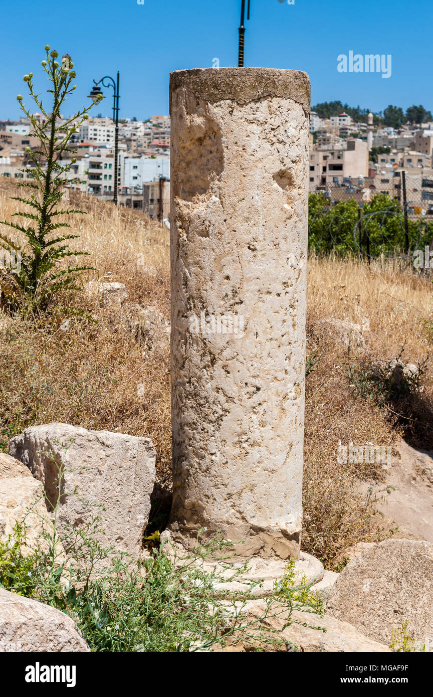 Columns of the cardo maximus, Ancient Roman city of Gerasa, modern ...