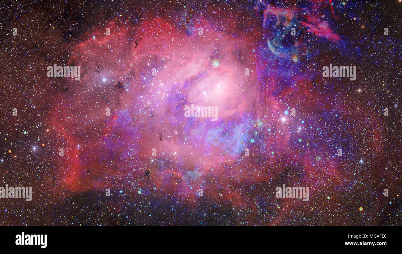 Galaxy and nebula. Elements of this Image Furnished by NASA Stock Photo ...