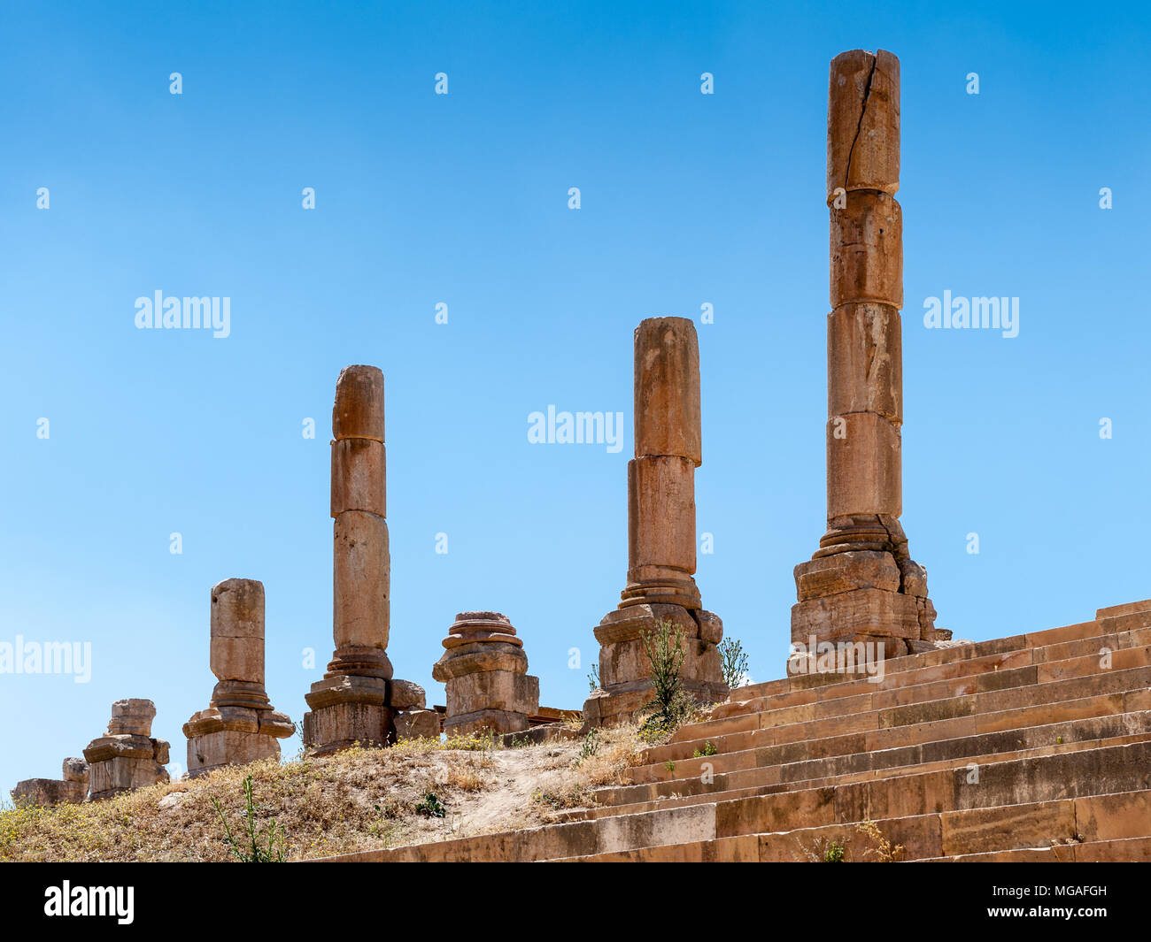 Columns of Jerash, Jordan Stock Photo - Alamy