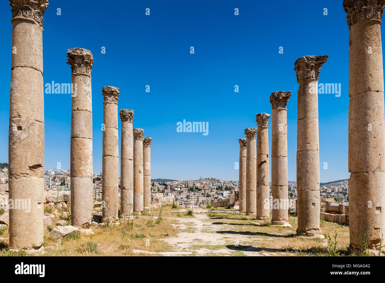 Church of Saint Theodore, Ancient Roman city of Gerasa of Antiquity ...
