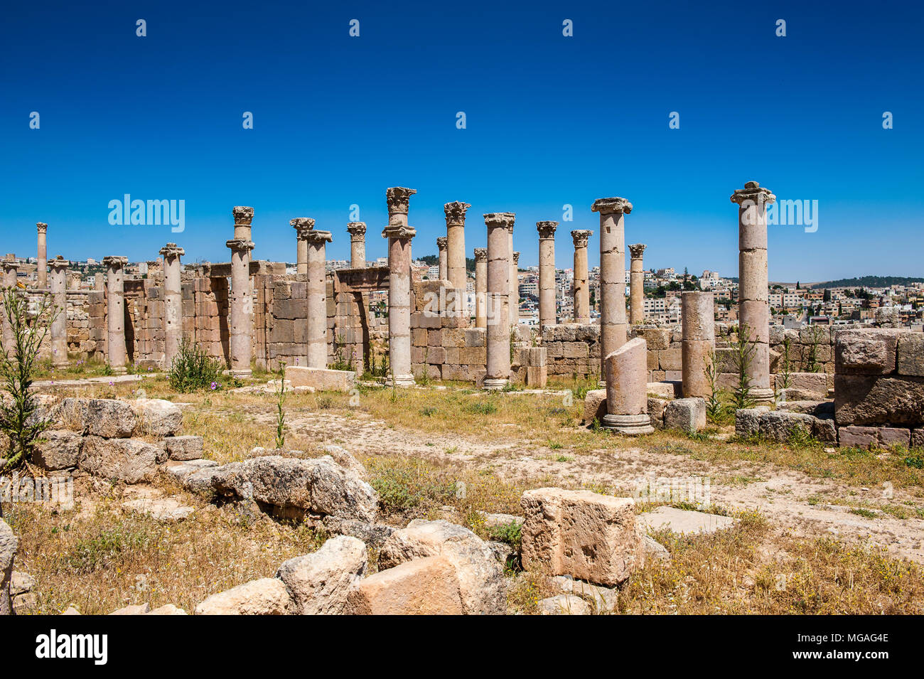Church of Saint Theodore, Ancient Roman city of Gerasa of Antiquity ...