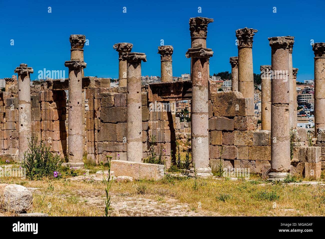 Church of Saint Theodore, Ancient Roman city of Gerasa of Antiquity ...