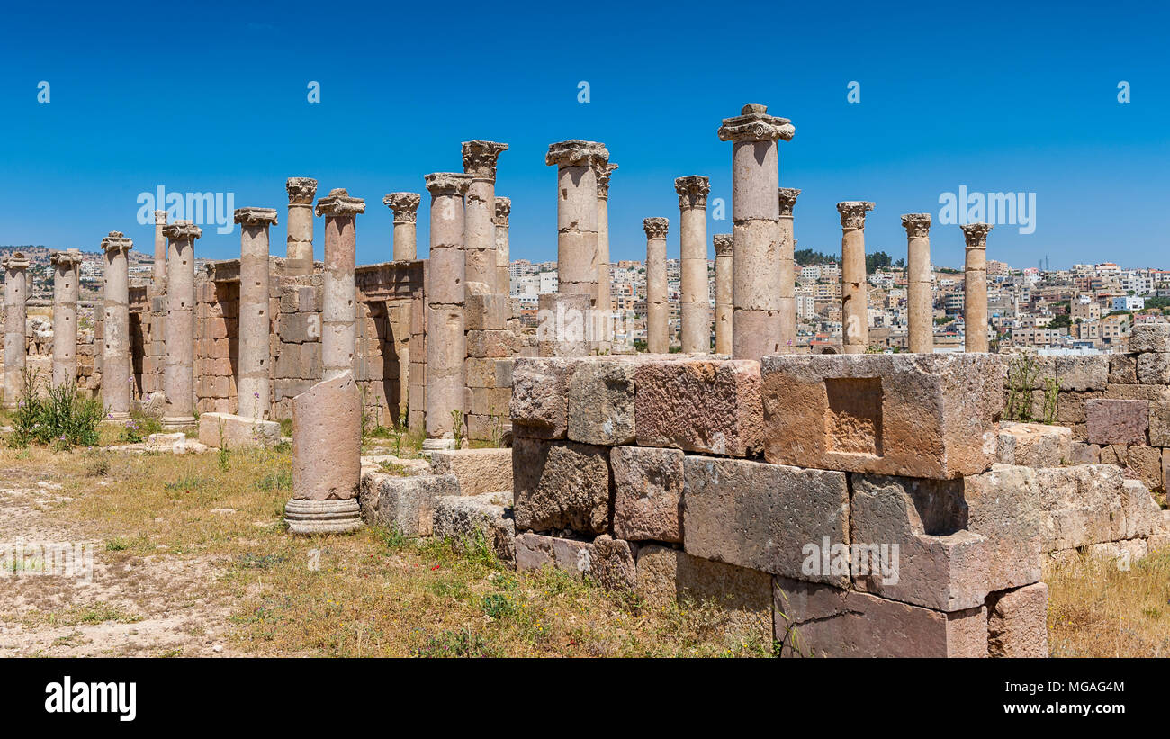 Church of Saint Theodore, Ancient Roman city of Gerasa of Antiquity ...