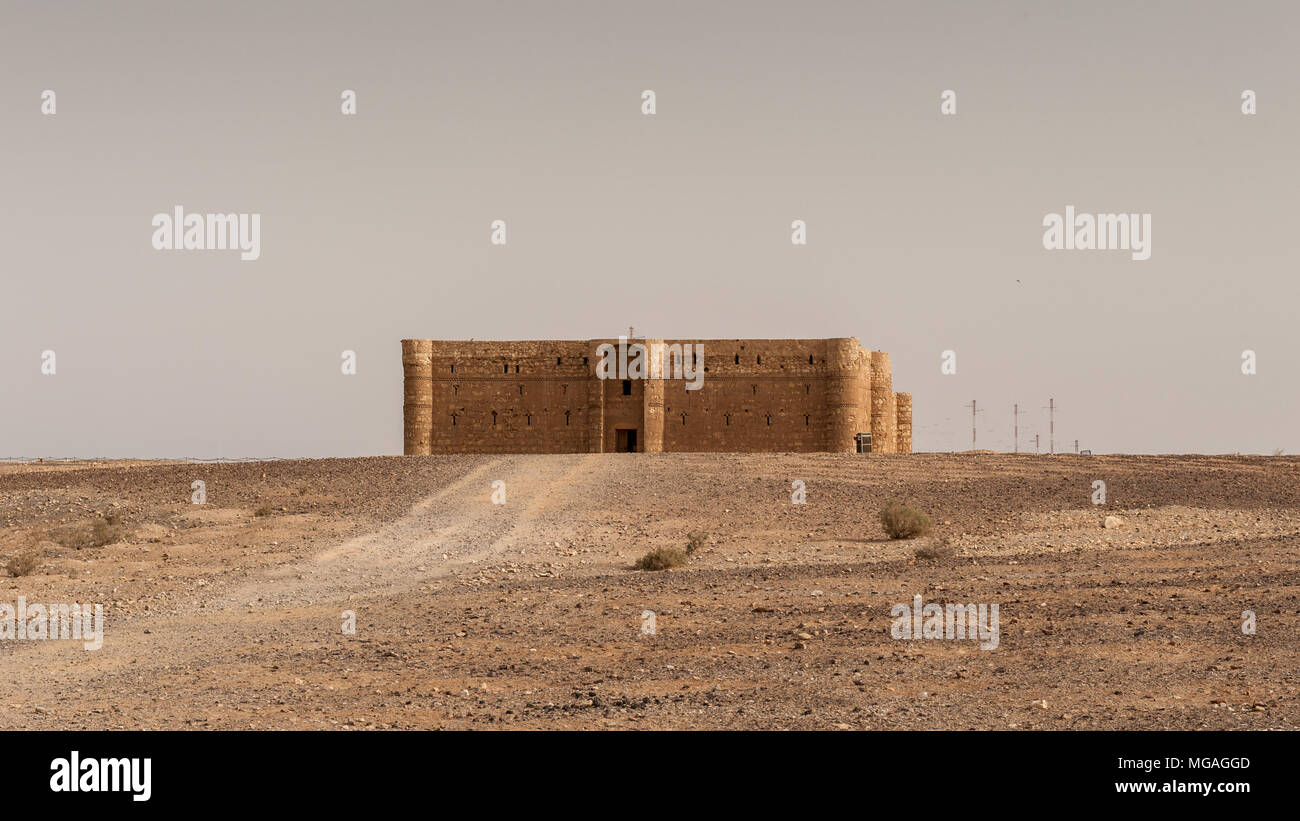 Qasr Kharana, one of the best-known of the desert castles in eastern ...