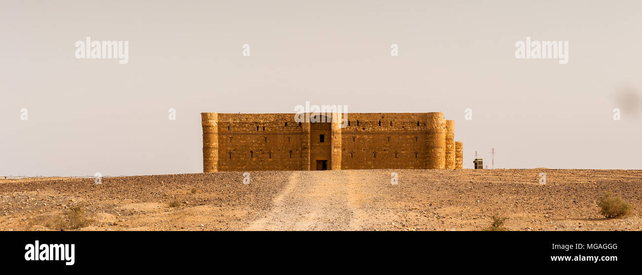 Qasr Kharana, one of the best-known of the desert castles in eastern ...