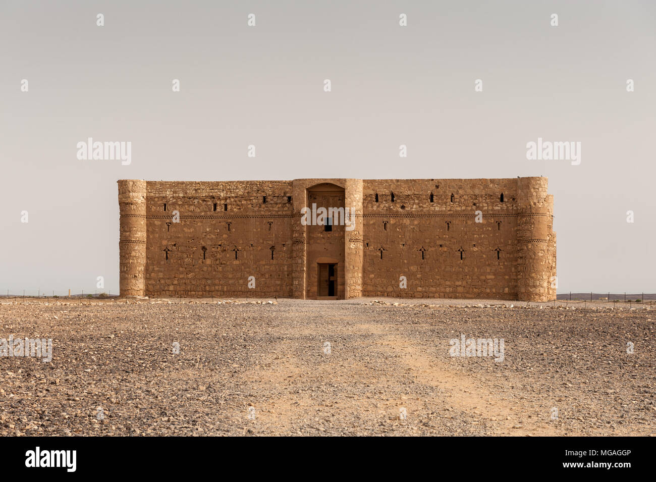 Qasr Kharana, one of the best-known of the desert castles in eastern ...