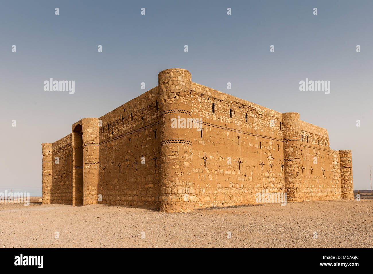 Qasr Kharana, one of the best-known of the desert castles in eastern ...