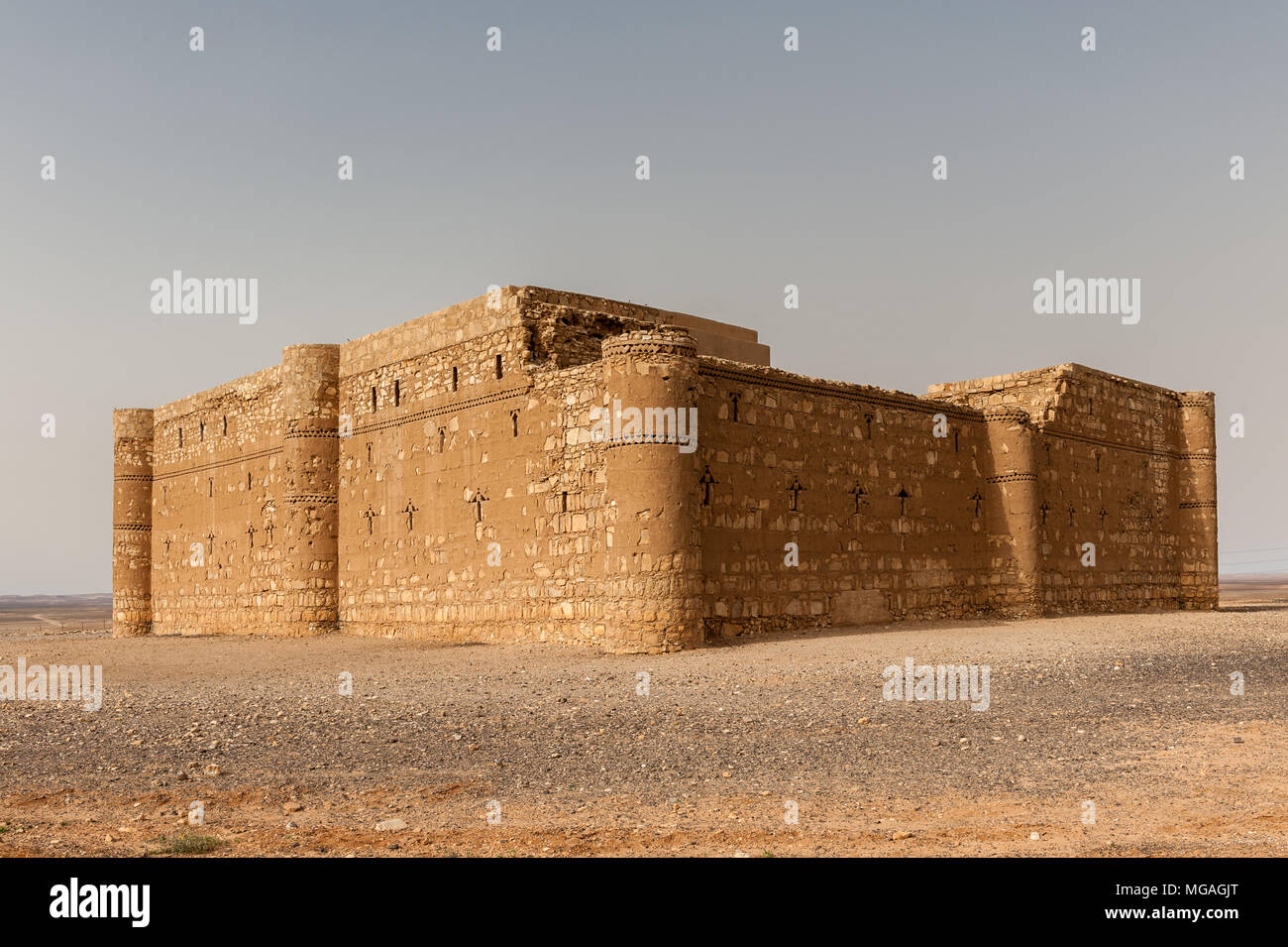 Qasr Kharana, one of the best-known of the desert castles in eastern ...