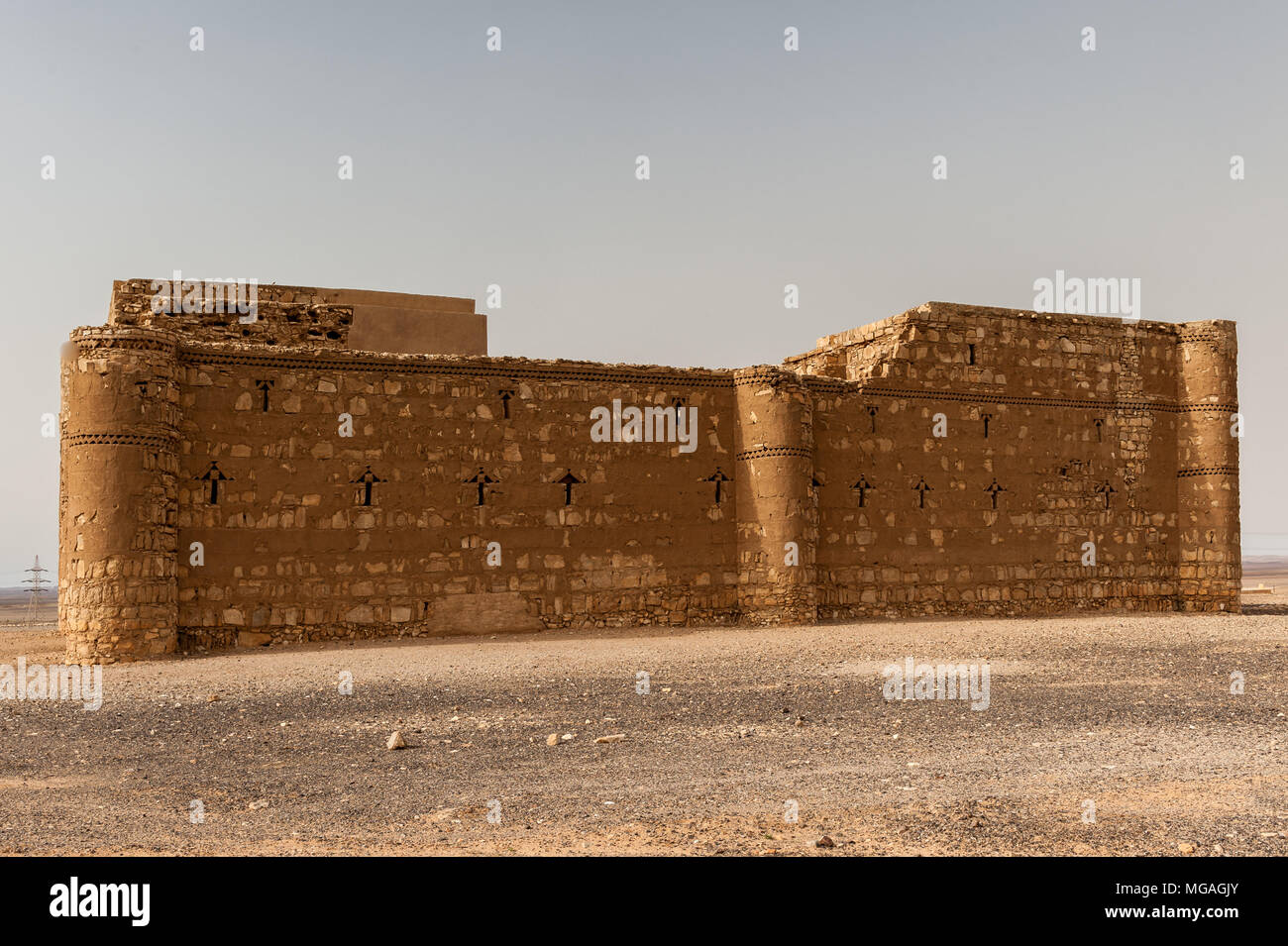 Qasr Kharana, one of the best-known of the desert castles in eastern ...