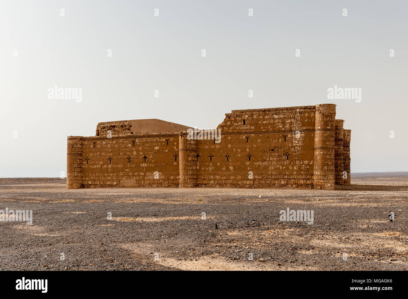 Qasr Kharana, one of the best-known of the desert castles in eastern ...
