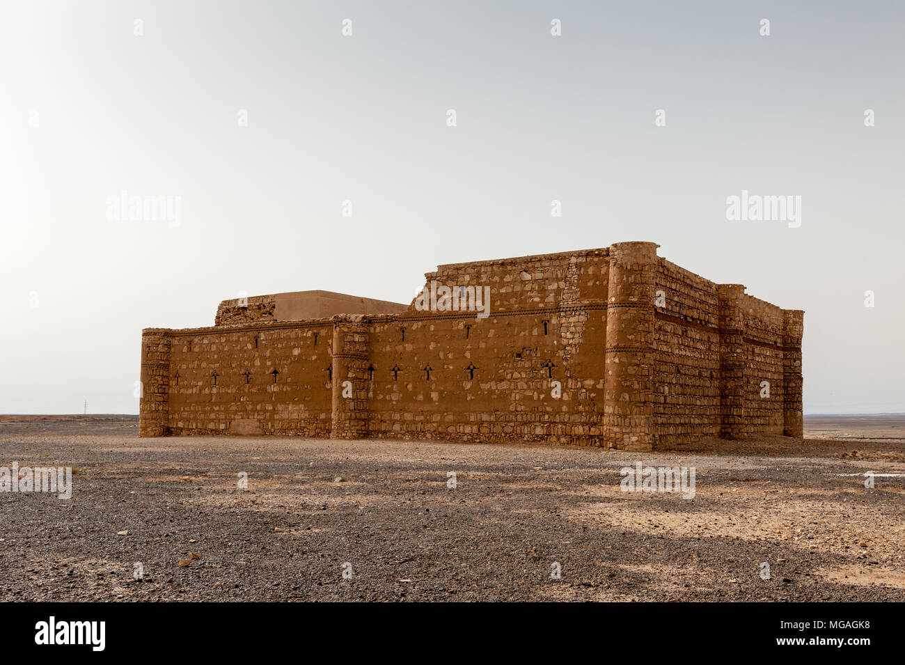 Qasr Kharana, one of the best-known of the desert castles in eastern ...