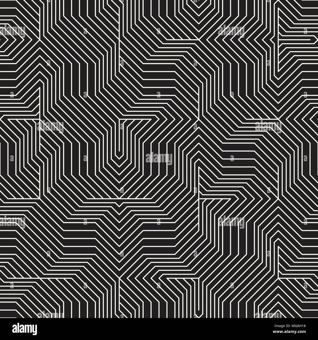 Vector seamless pattern. Modern stylish abstract texture. Repeating ...