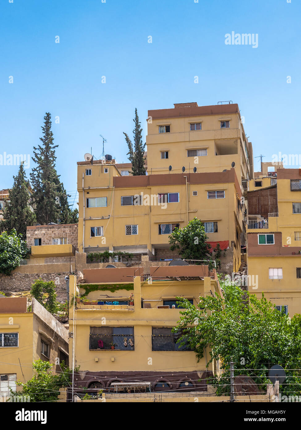 Buidling in Amman, the capital of Jordan Stock Photo - Alamy