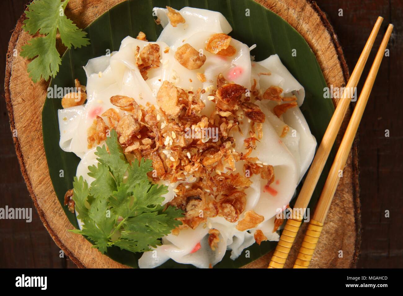 Ci Cong Fan. A local variant of Chee Cheung Fun, the thin rice noodle ...