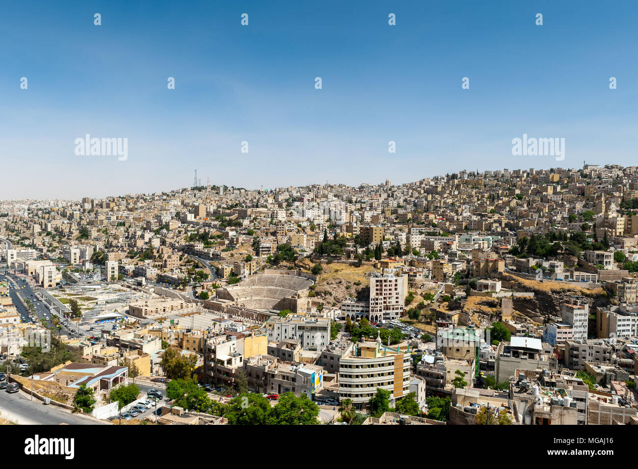 Panorama of Amman, Jordan Stock Photo - Alamy