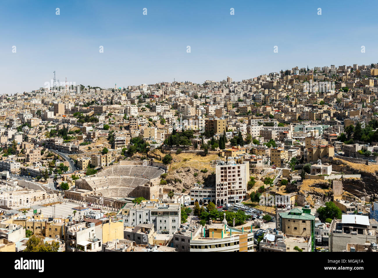 Panorama of Amman, Jordan Stock Photo - Alamy