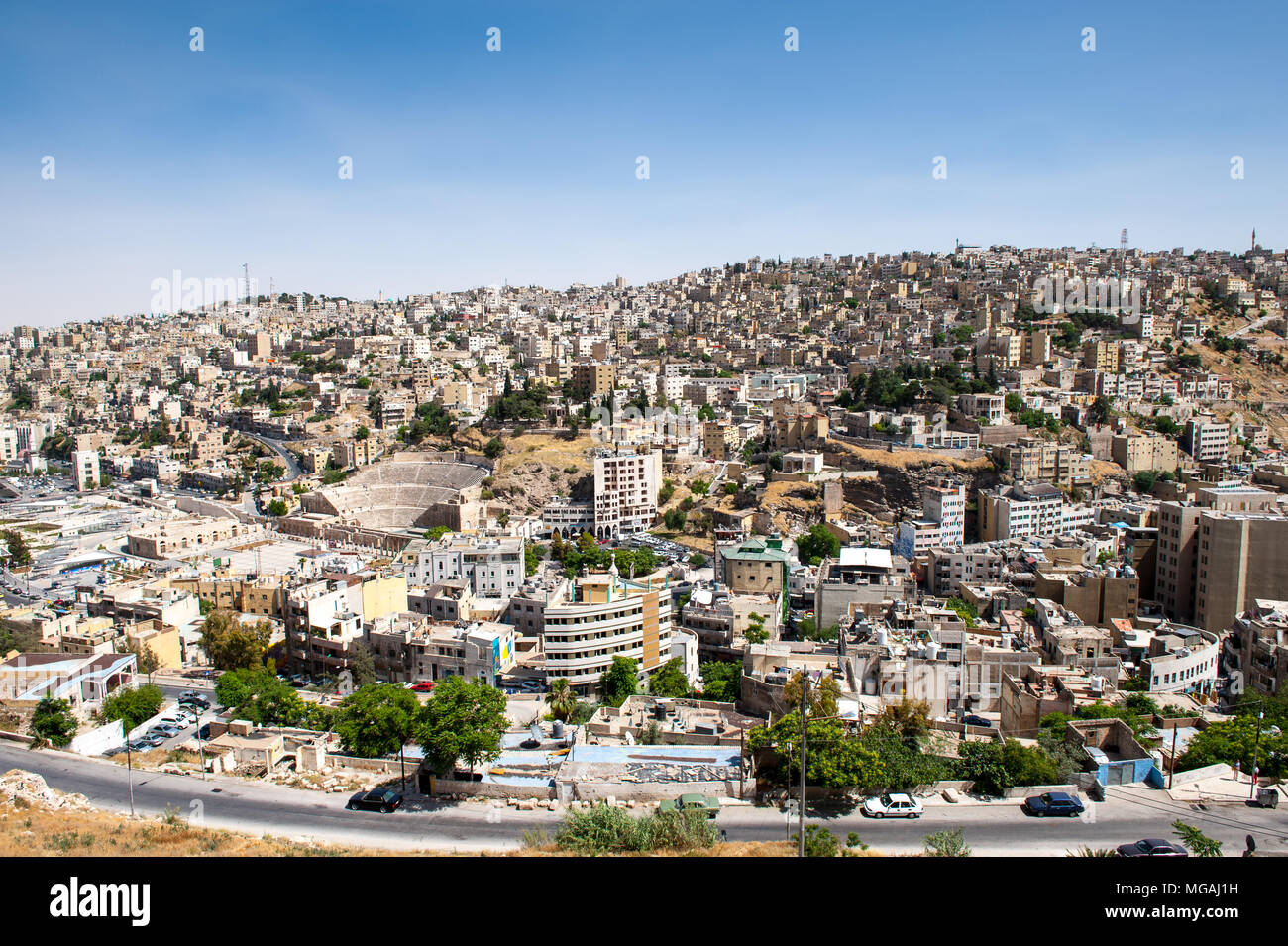 Panorama of Amman, Jordan Stock Photo - Alamy