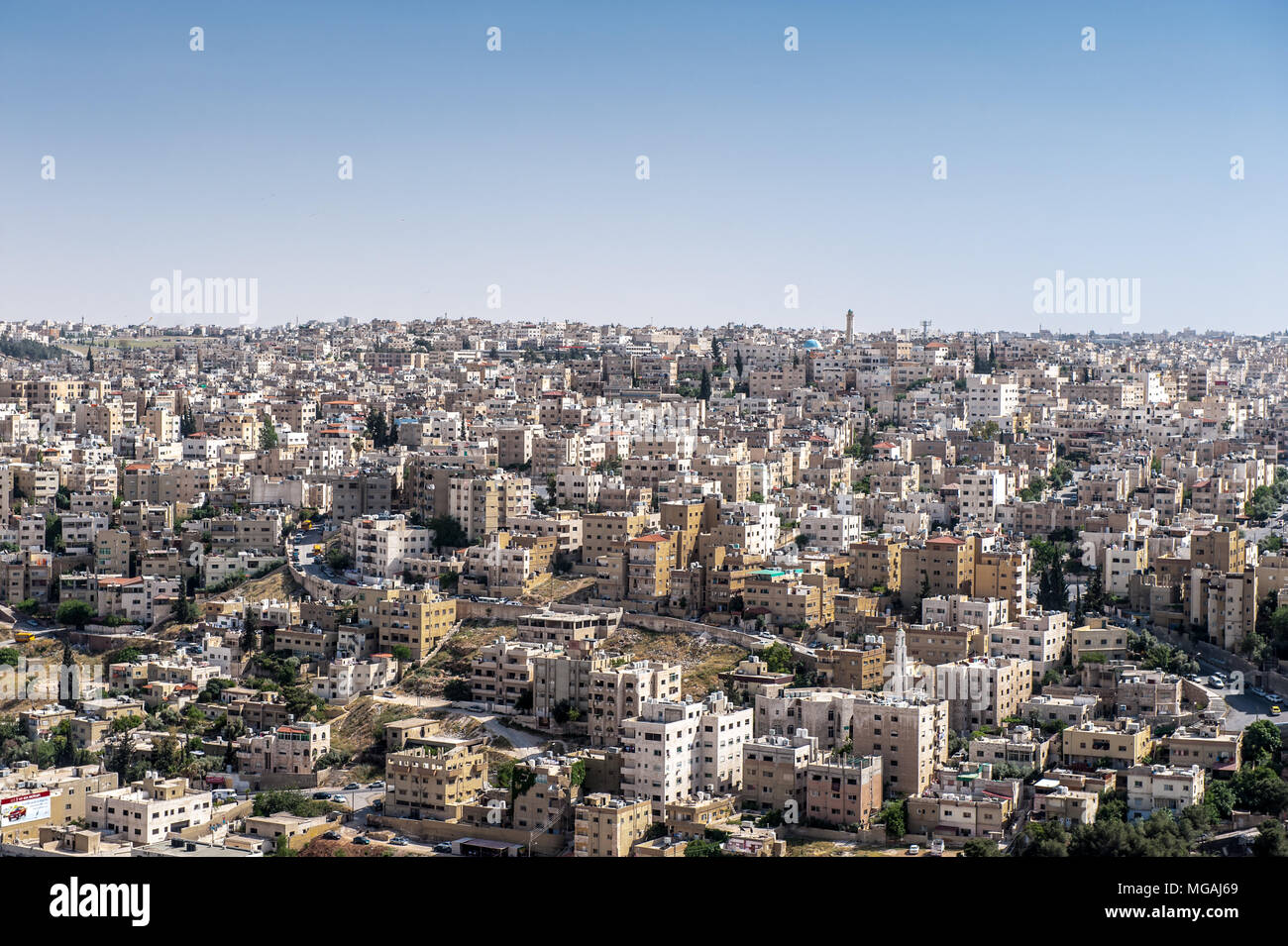 Panorama of the city of Amman, Jordan Stock Photo - Alamy