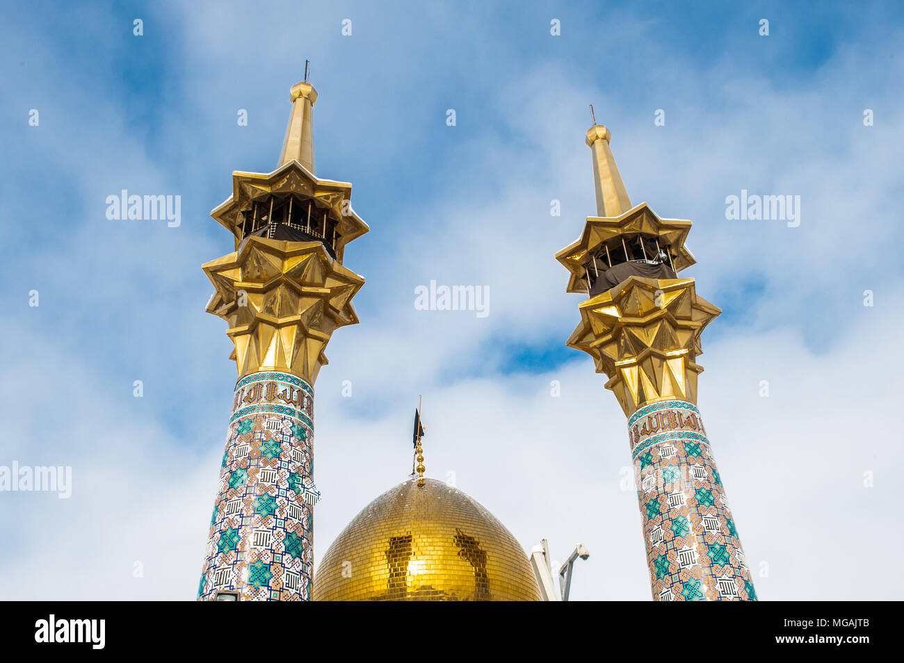 Emamzade Abdollah mosque, one of the main sites in Hamadan, Iran Stock ...