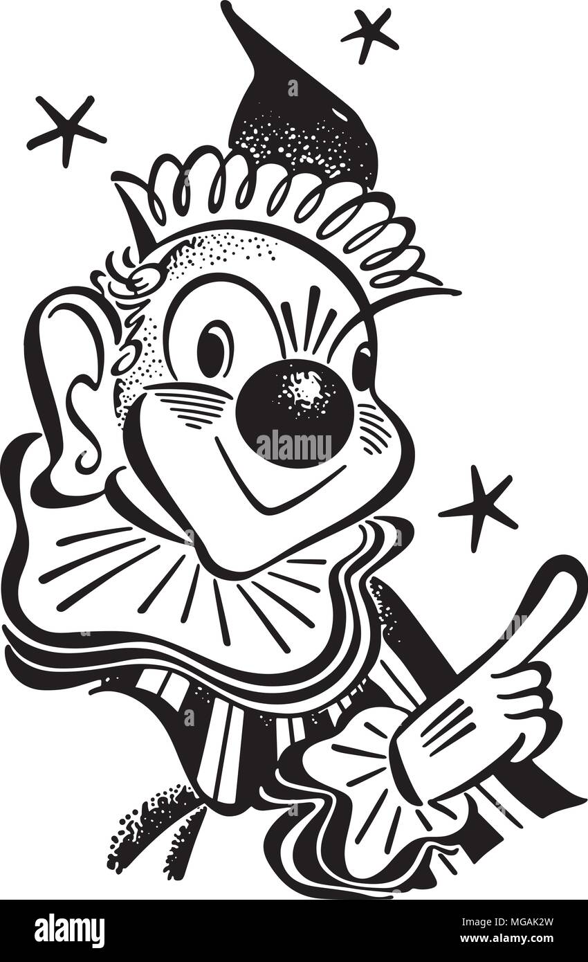 Pointing clown hi-res stock photography and images - Alamy