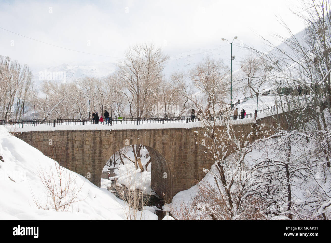 Alvand Mountain in winter in Iran Stock Photo - Alamy