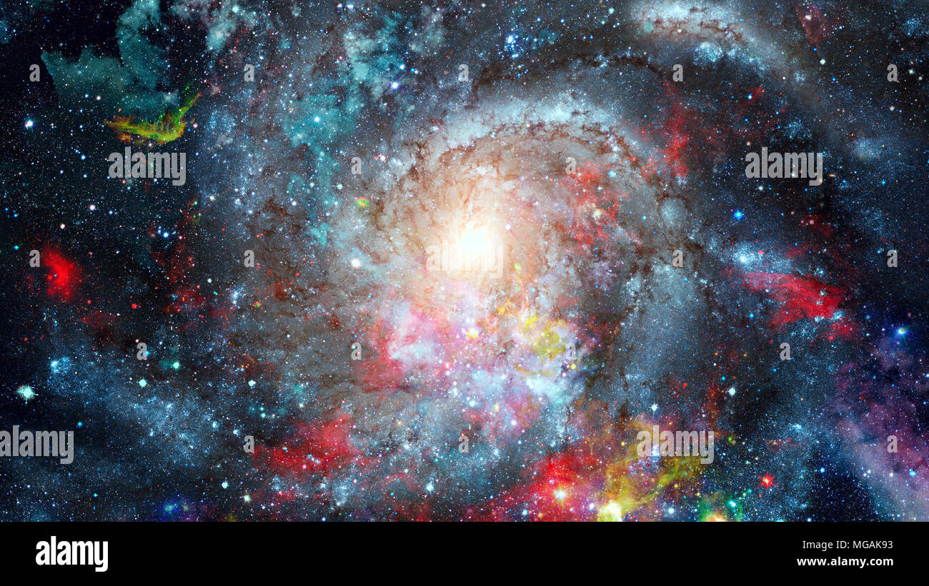 Group of bright massive stars in the nebula. Elements of this image ...