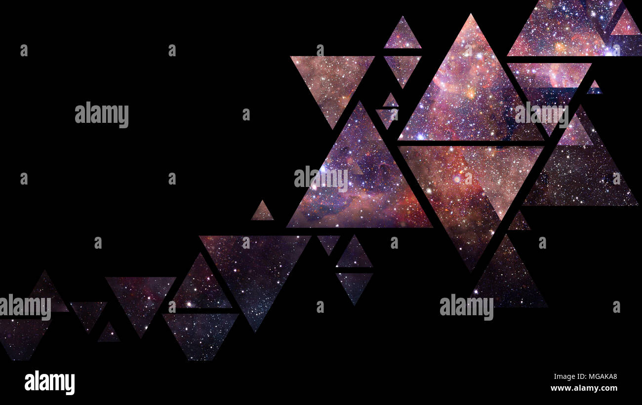 Space and geometry design. Minimal art concept. Abstract background ...