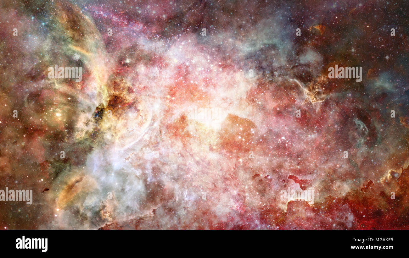 Nebula gas cloud in deep outer space. Elements of this image furnished ...