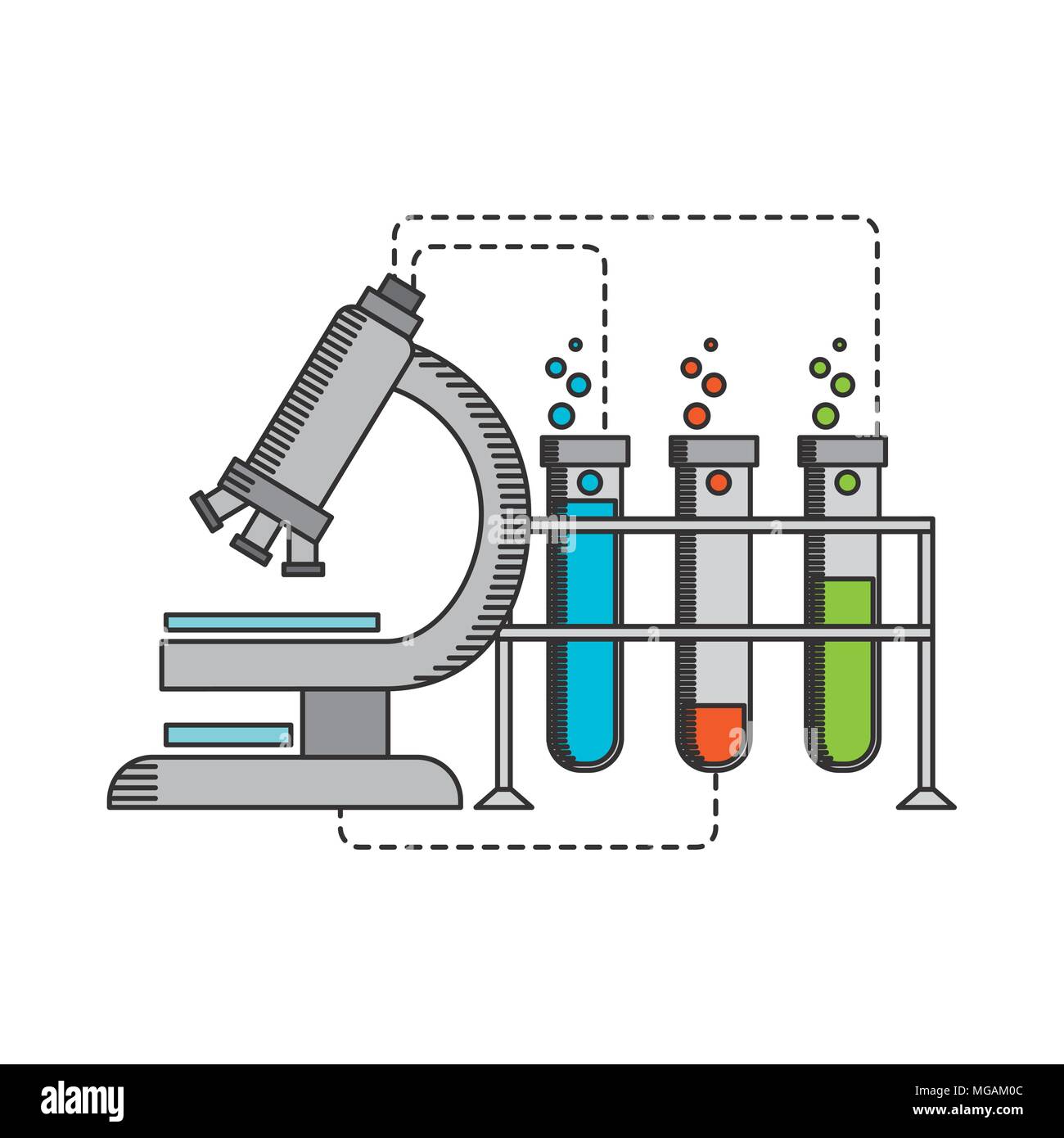 Science lab design, vector illustration eps10 graphic Stock Vector ...