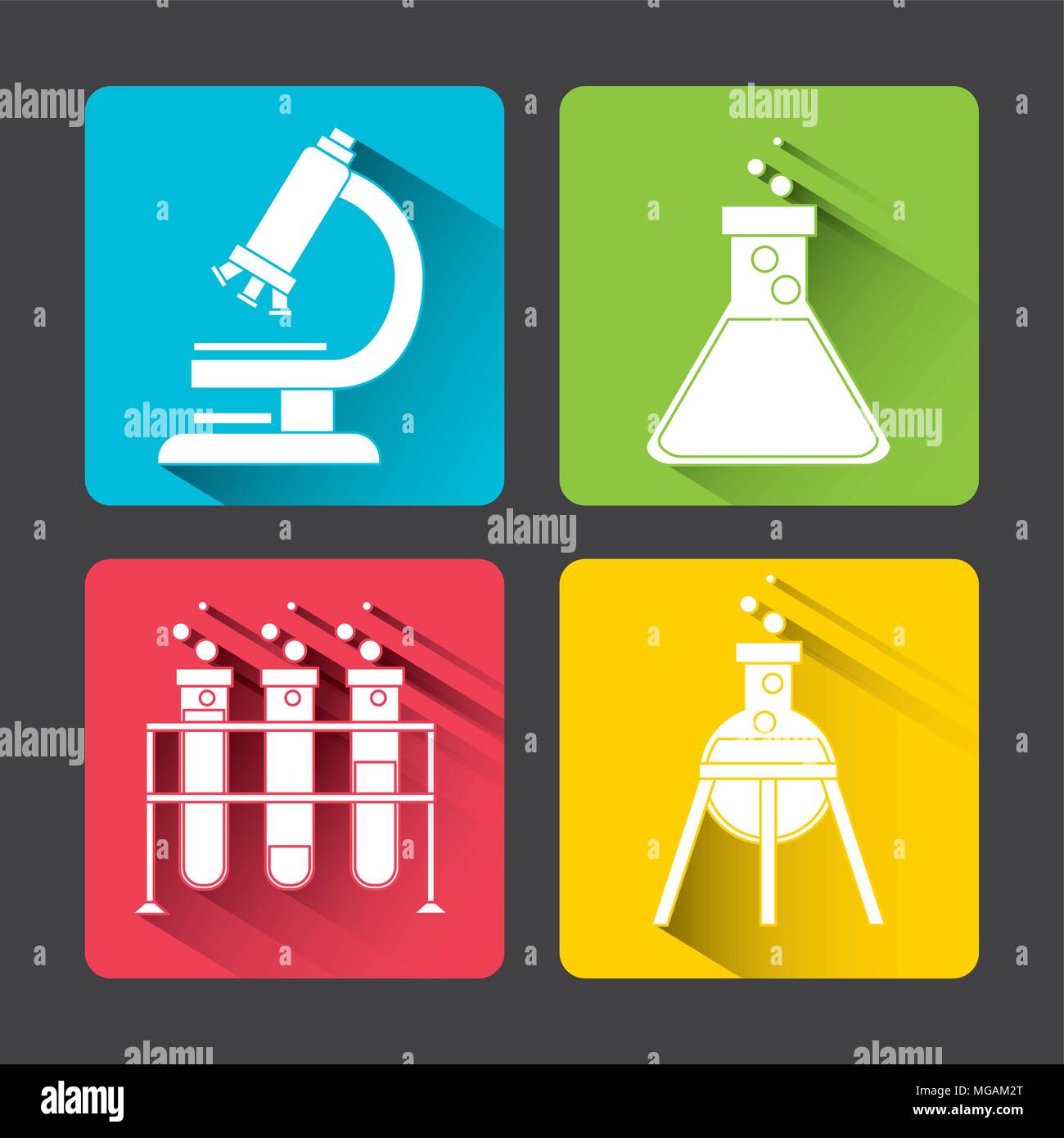 Science lab design, vector illustration eps10 graphic Stock Vector ...