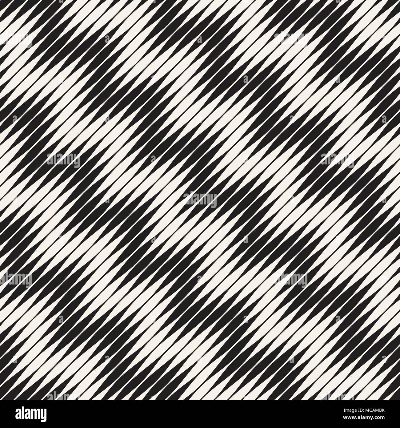 Seamless ripple pattern. Repeating vector texture. Wavy graphic background. Simple wave stripes ...
