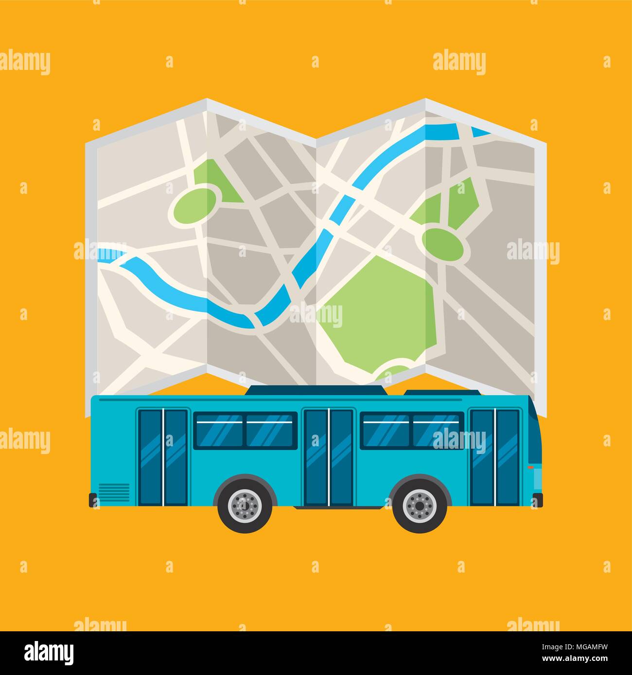 mass transport design, vector illustration eps10 graphic Stock Vector ...
